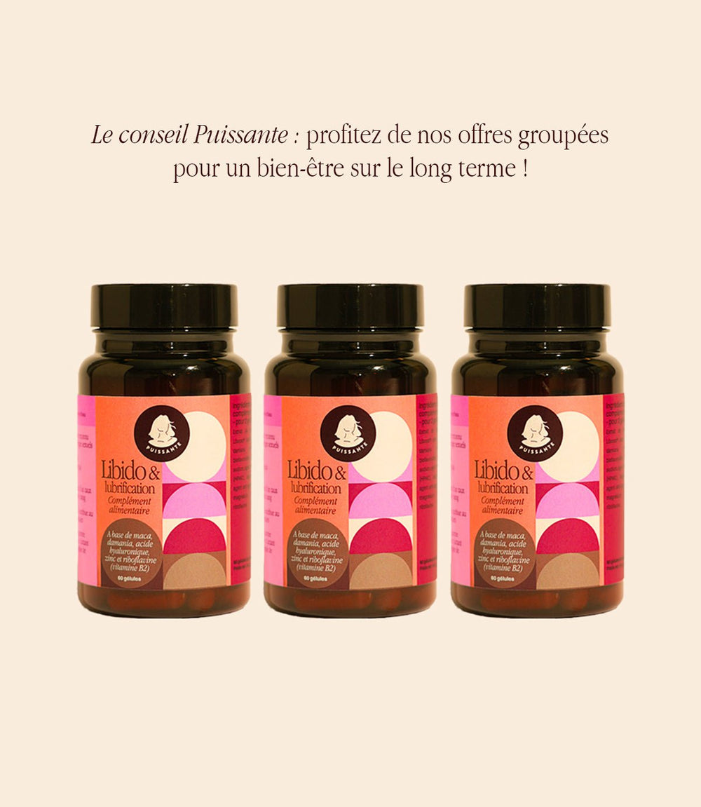 Complément alimentaire pour la libido & lubrification by Puissante